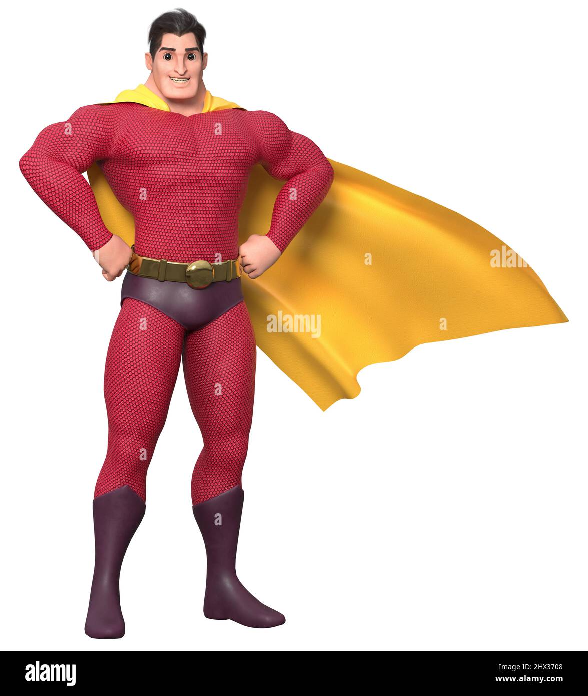 Superhero Standing Tall Stock Photo - Alamy