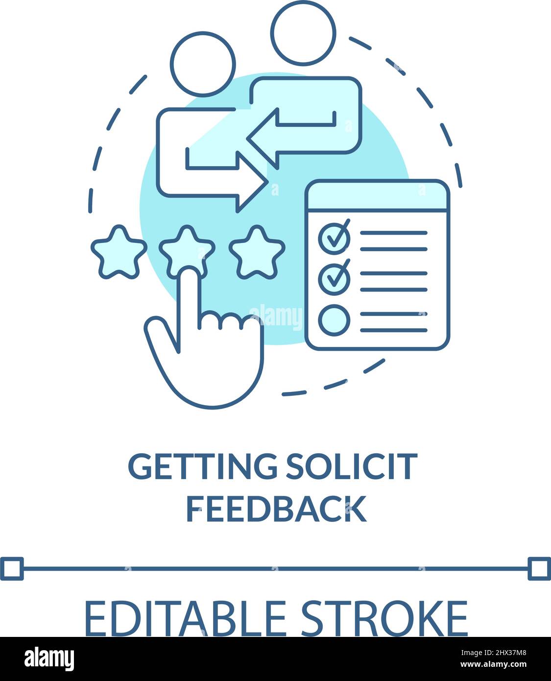 Getting solicit feedback turquoise concept icon Stock Vector Image ... Getting solicit feedback turquoise concept icon Stock Vector Image ...