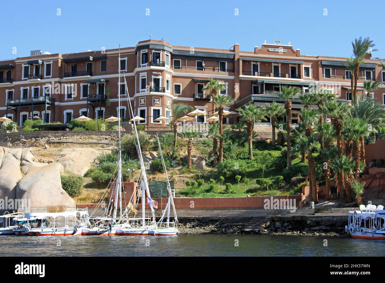 Sofitel Legend Old Cataract Aswan Hotel Stock Photo - Alamy