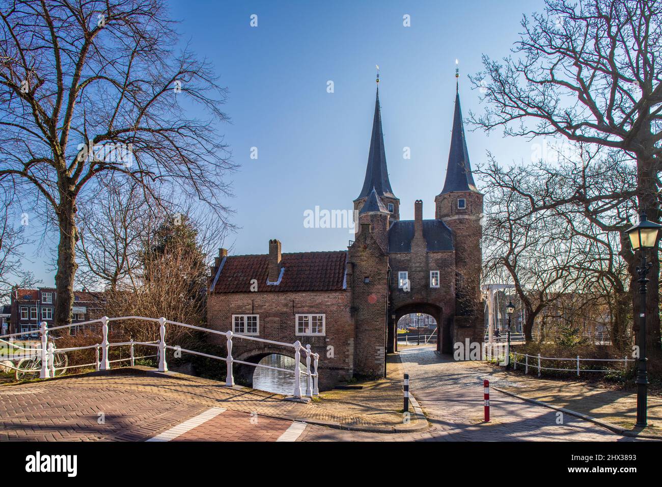 The Oostpoort ( or Eastern Gate), the only remaining historical city ...
