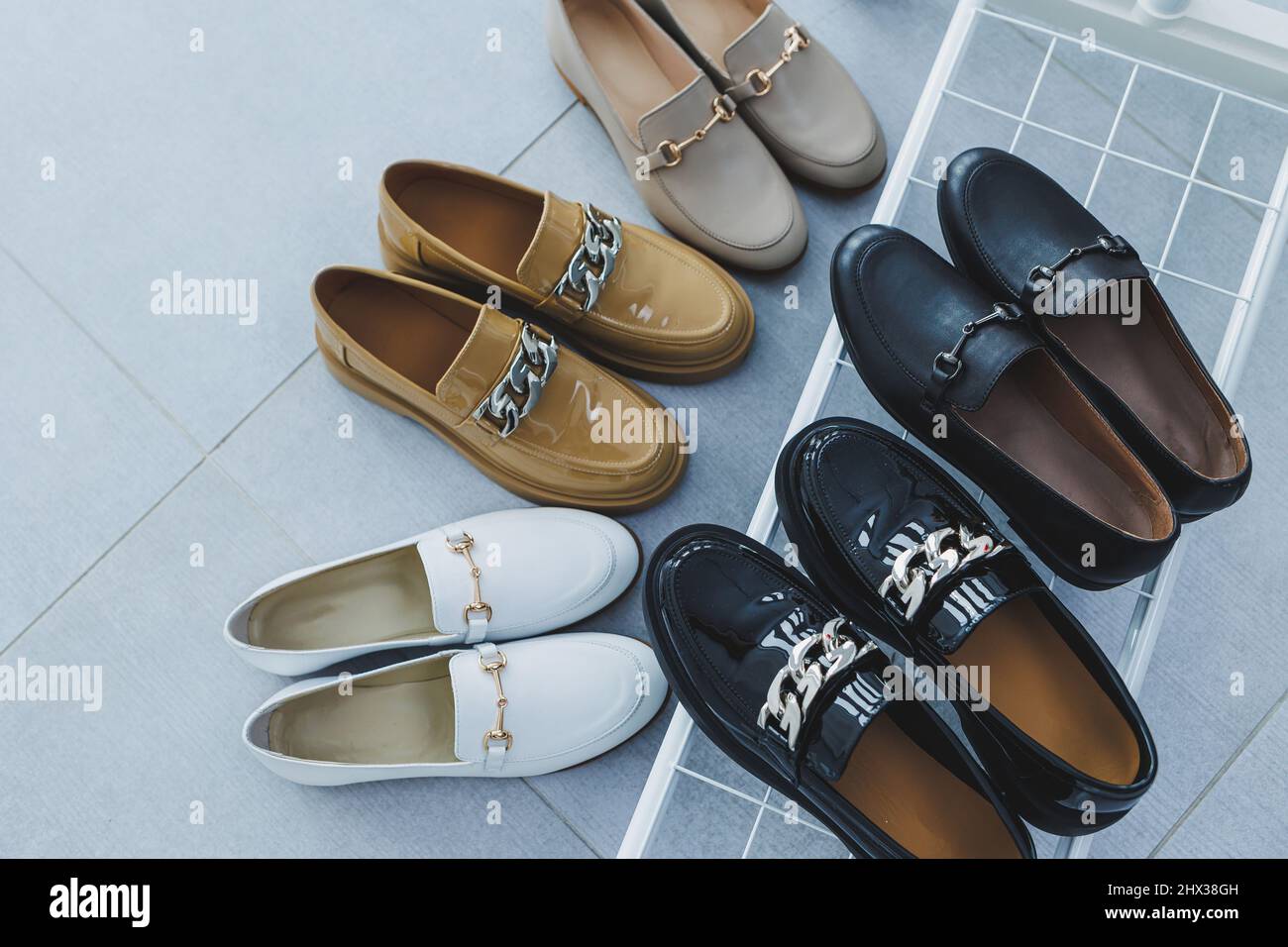 Clothes scattered store floor hi-res stock photography and images - Alamy