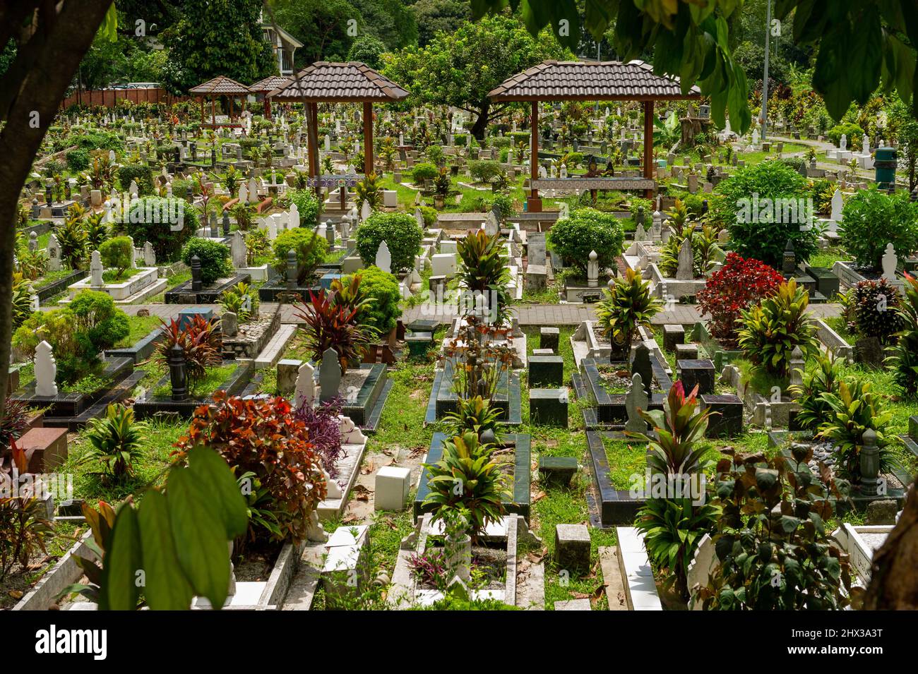 Jalan Ampang Muslim Cemetery Stock Photo - Alamy