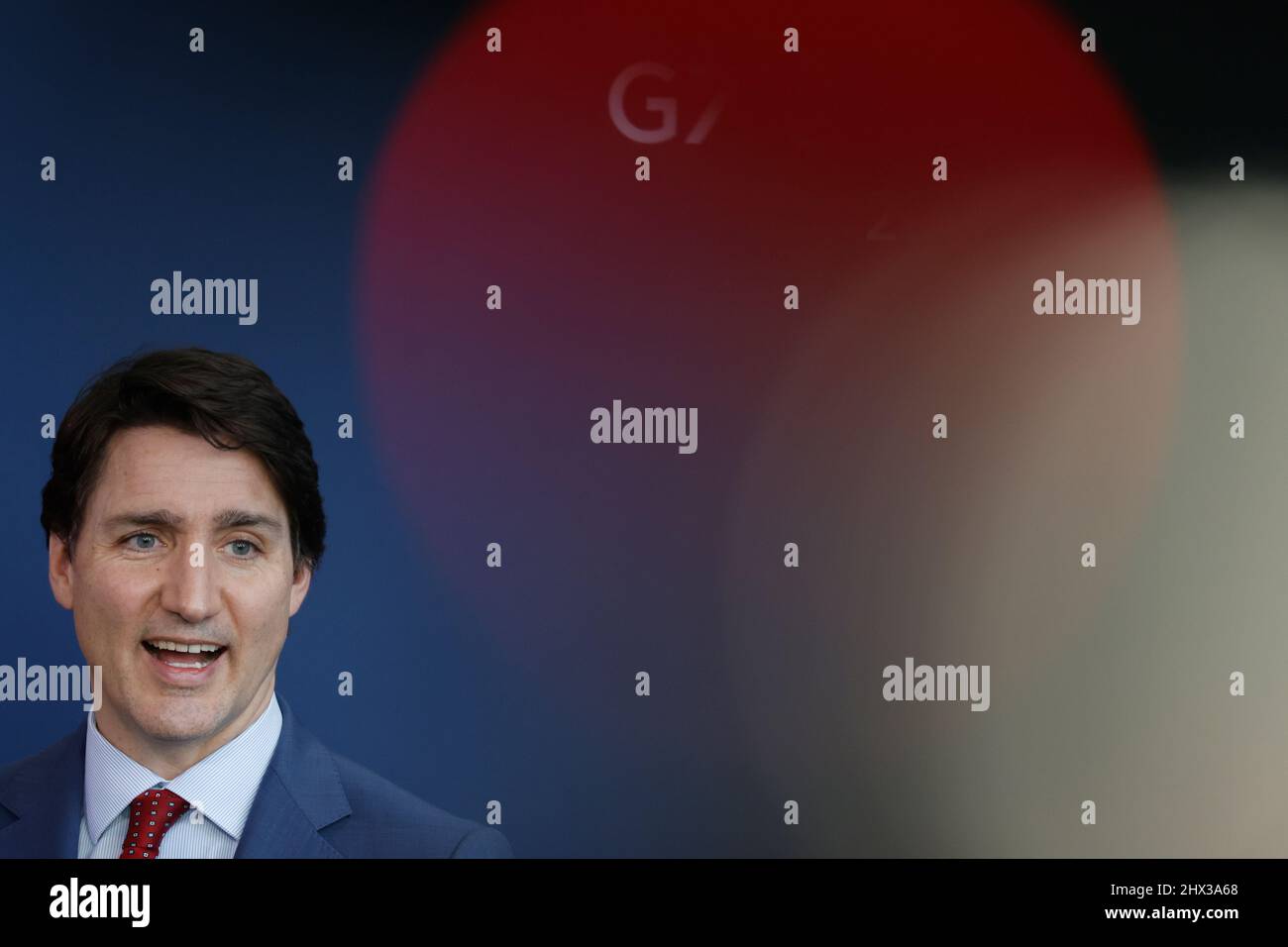 Berlin, Germany. 09th Mar, 2022. Canadian Prime Minister Justin Trudeau ...