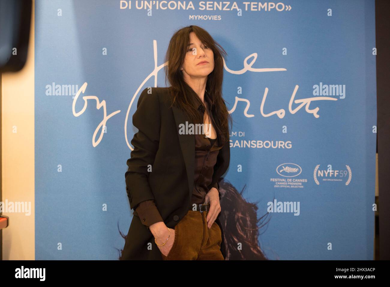 Milano, Milano, Italy. 8th Mar, 2022. Photocall of Charlotte Gainsbourg ...
