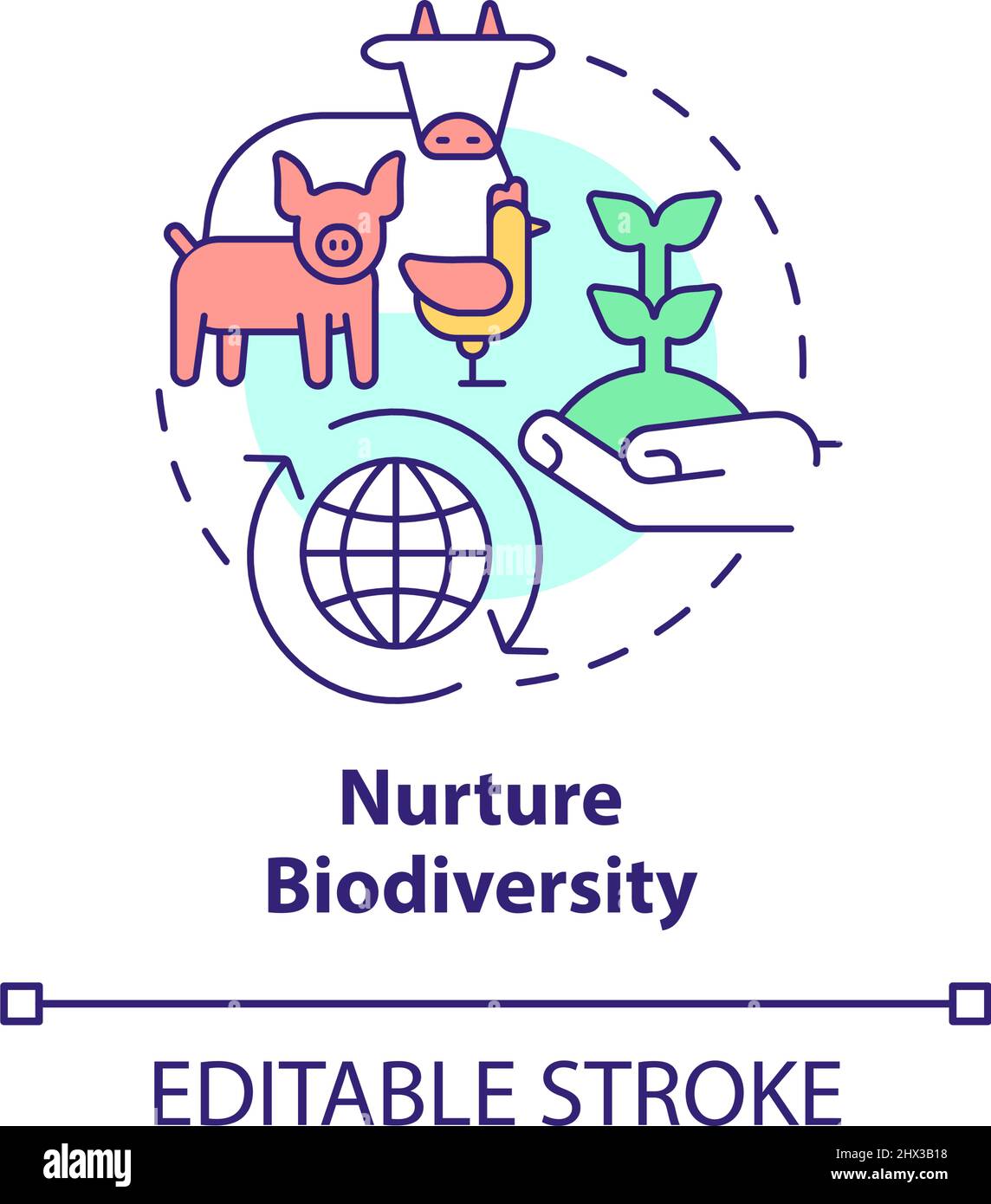 Nurture biodiversity concept icon Stock Vector Image & Art - Alamy Nurture biodiversity concept icon Stock Vector Image & Art - Alamy