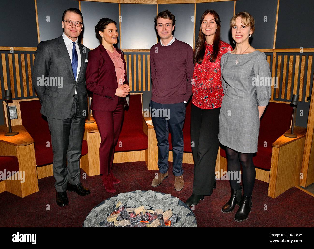 Crown princess victoria and prince daniel meet students douglas ...