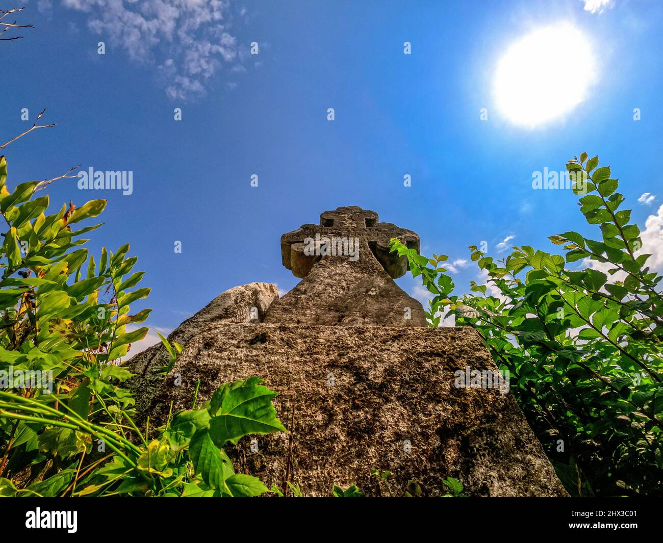 Tilted cross hi-res stock photography and images - Alamy