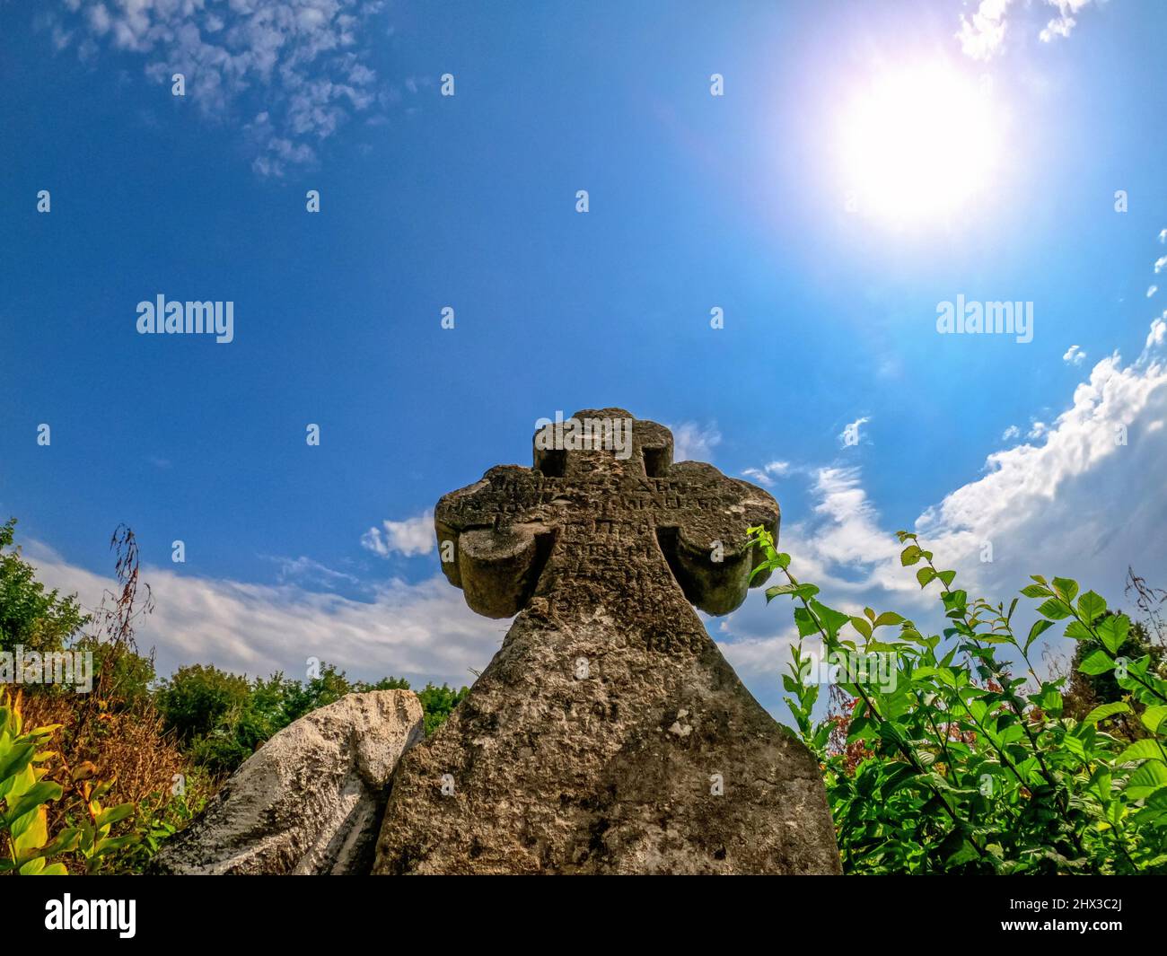 Tilted cross hi-res stock photography and images - Alamy