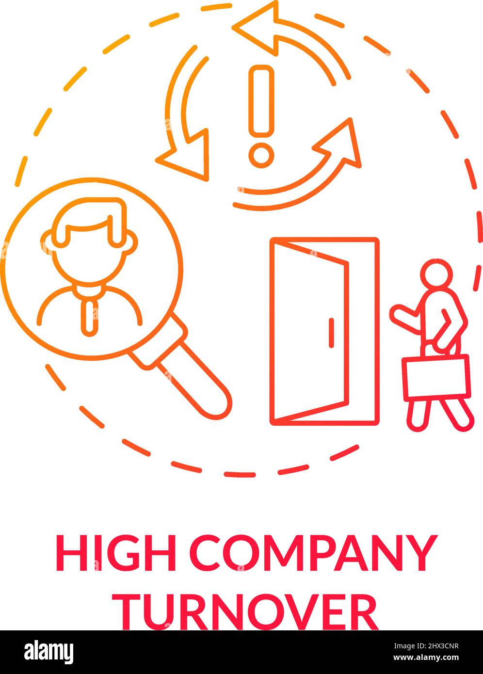 Turnover rate Stock Vector Images - Alamy