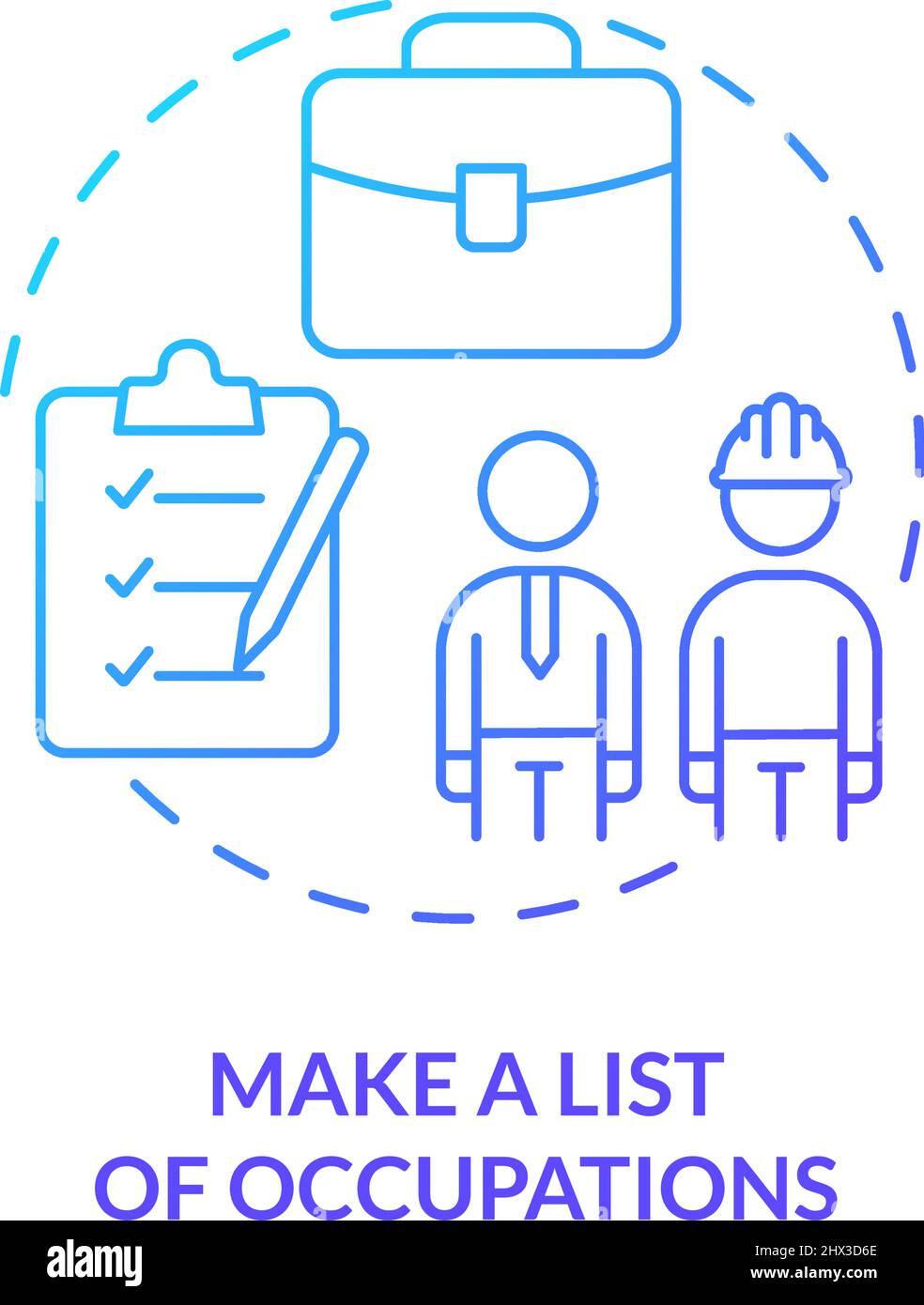 Occupation list Stock Vector Images - Alamy