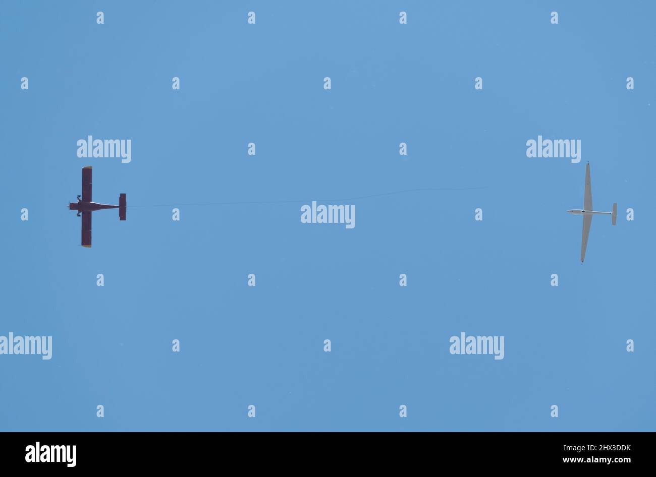 Pull rope plane hi-res stock photography and images - Alamy