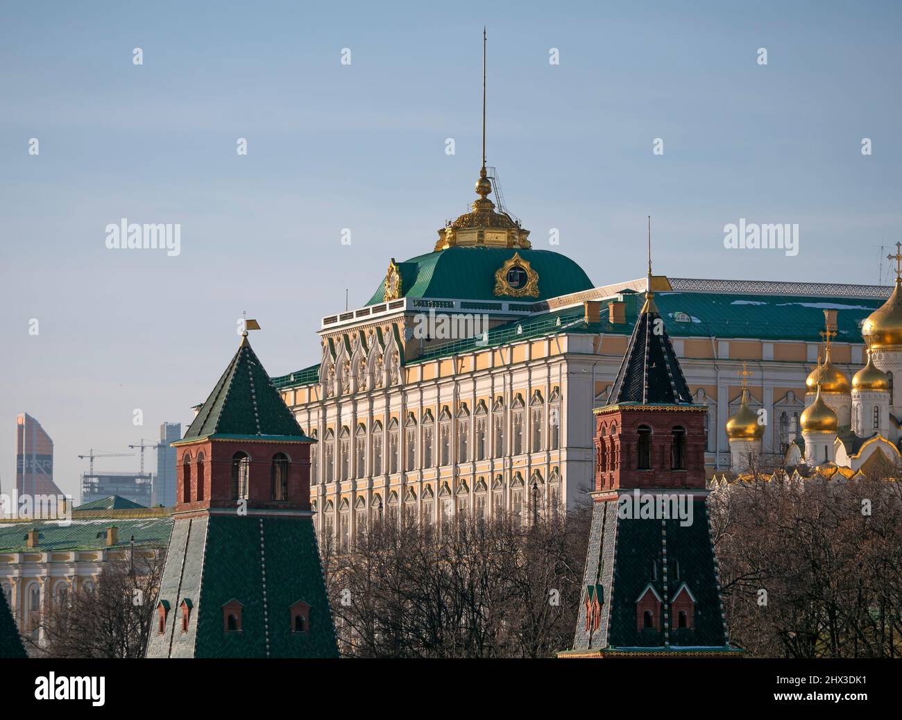 Moscow Kremlin building of the Grand Kremlin Palace Stock Photo - Alamy