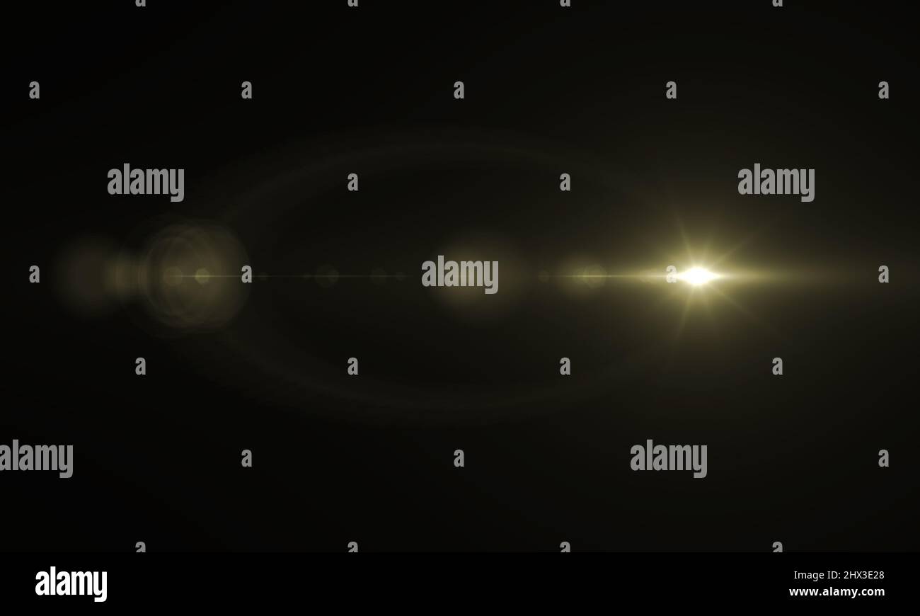 Lens Flare light over background. Easy to add overlay or screen filter ...