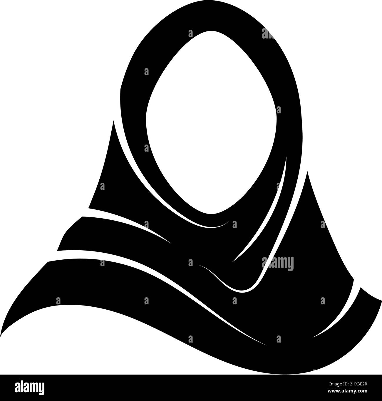 Hijab logo vector vectors hi-res stock photography and images - Alamy