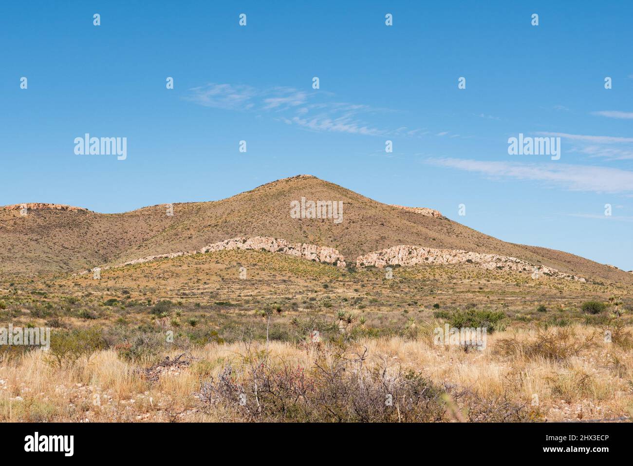 los caballos rock formation in Texas Stock Photo - Alamy