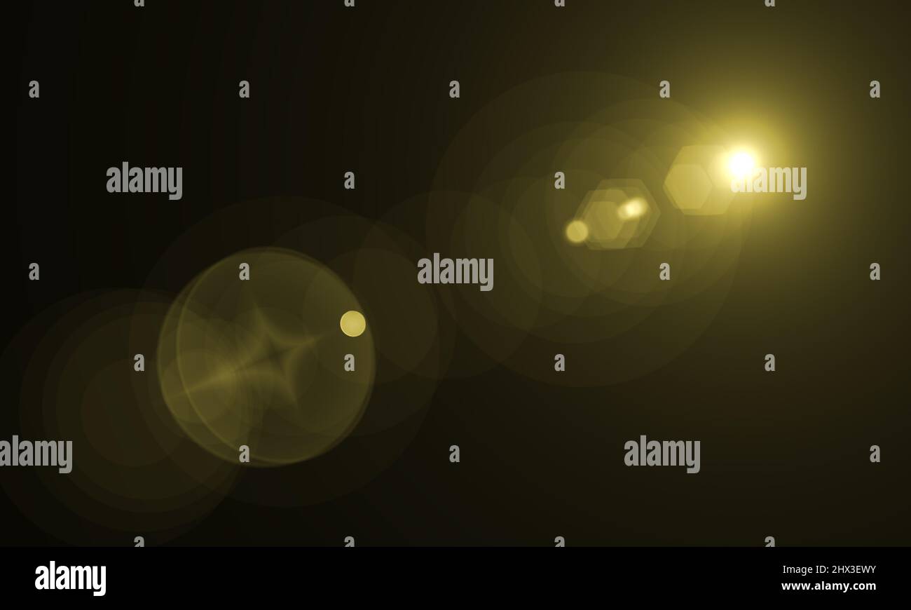 Lens Flare light over background. Easy to add overlay or screen filter ...