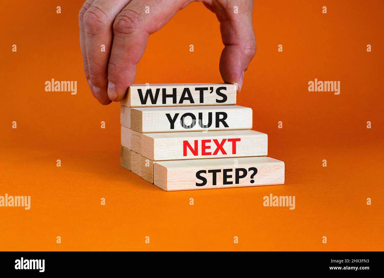 What is your next step symbol. Concept words What is your next step on ...