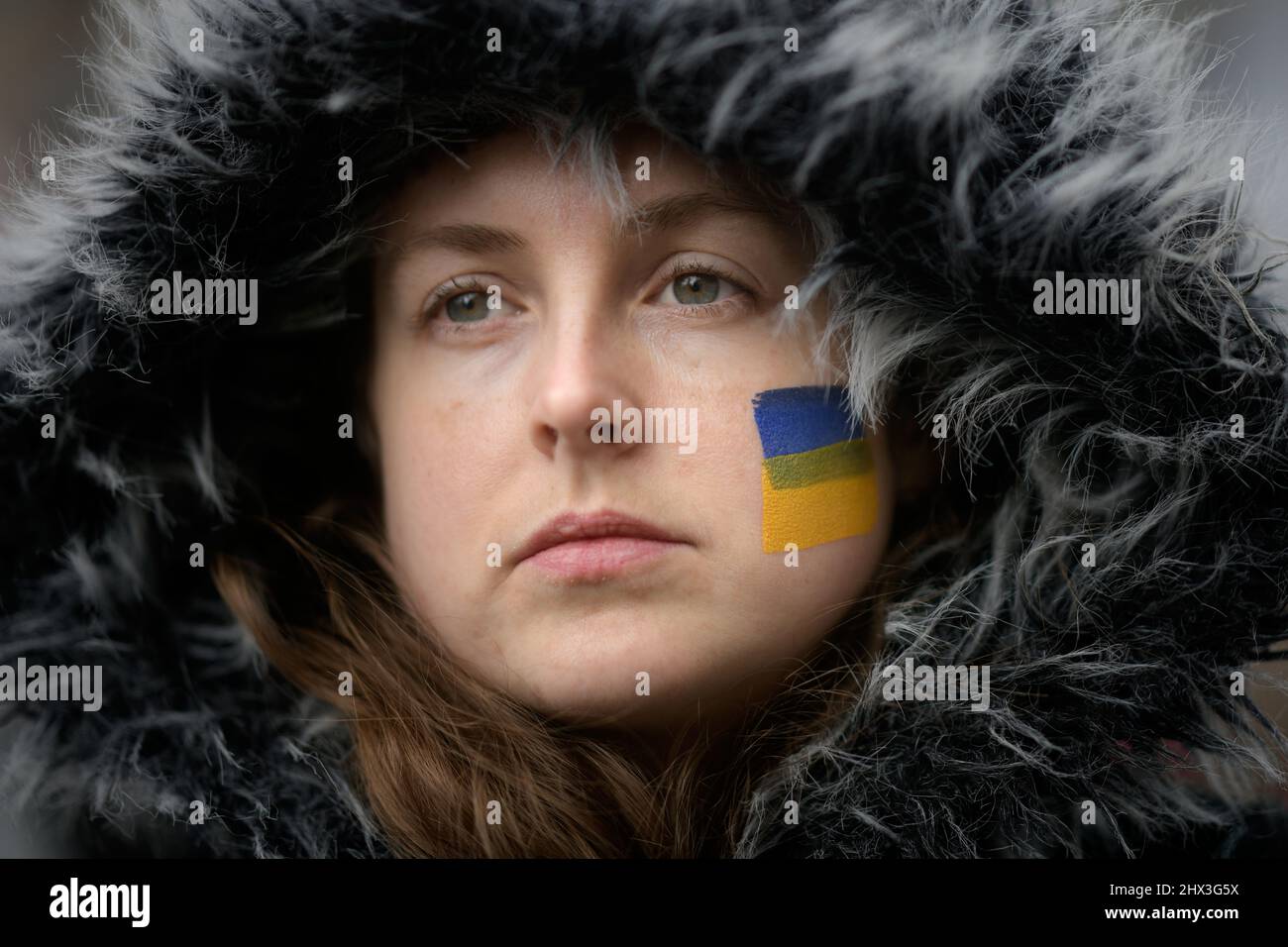 Scottish artists ukraine protest 2022 hi-res stock photography and ...