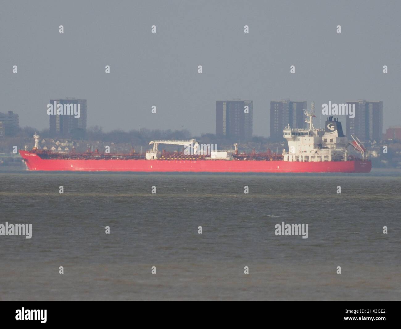 Sheerness, Kent, UK. 9th Mar, 2022. Surging fuel prices. Two oil ...