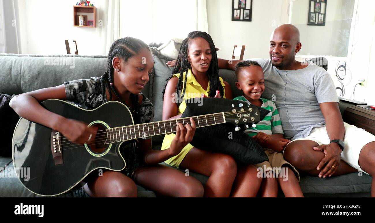 African People Playing Music