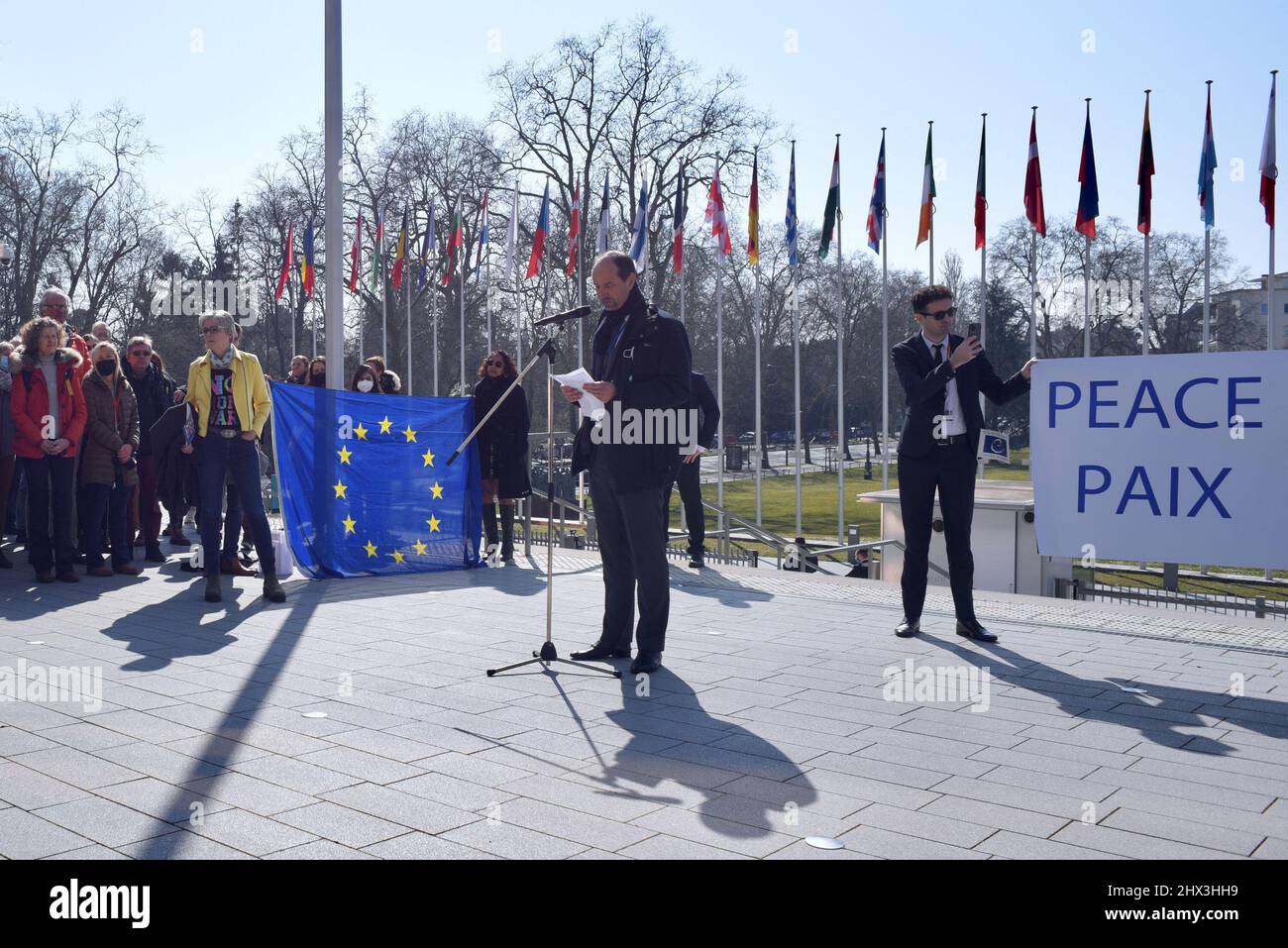 Echr flag hi-res stock photography and images - Alamy