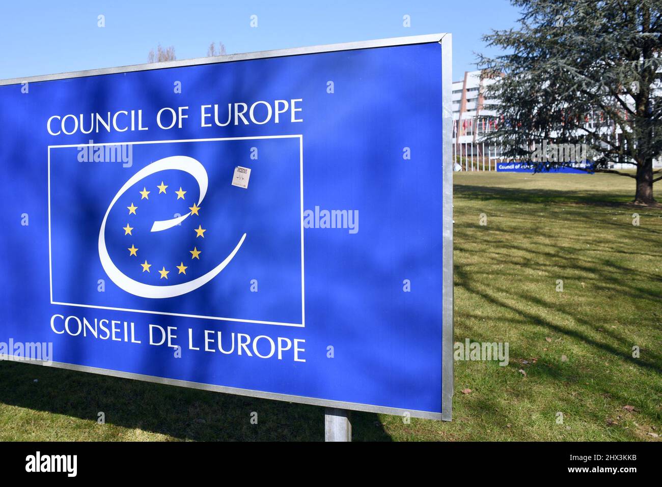 Illustration of the Council of Europe, in Strasbourg, Northeastern ...