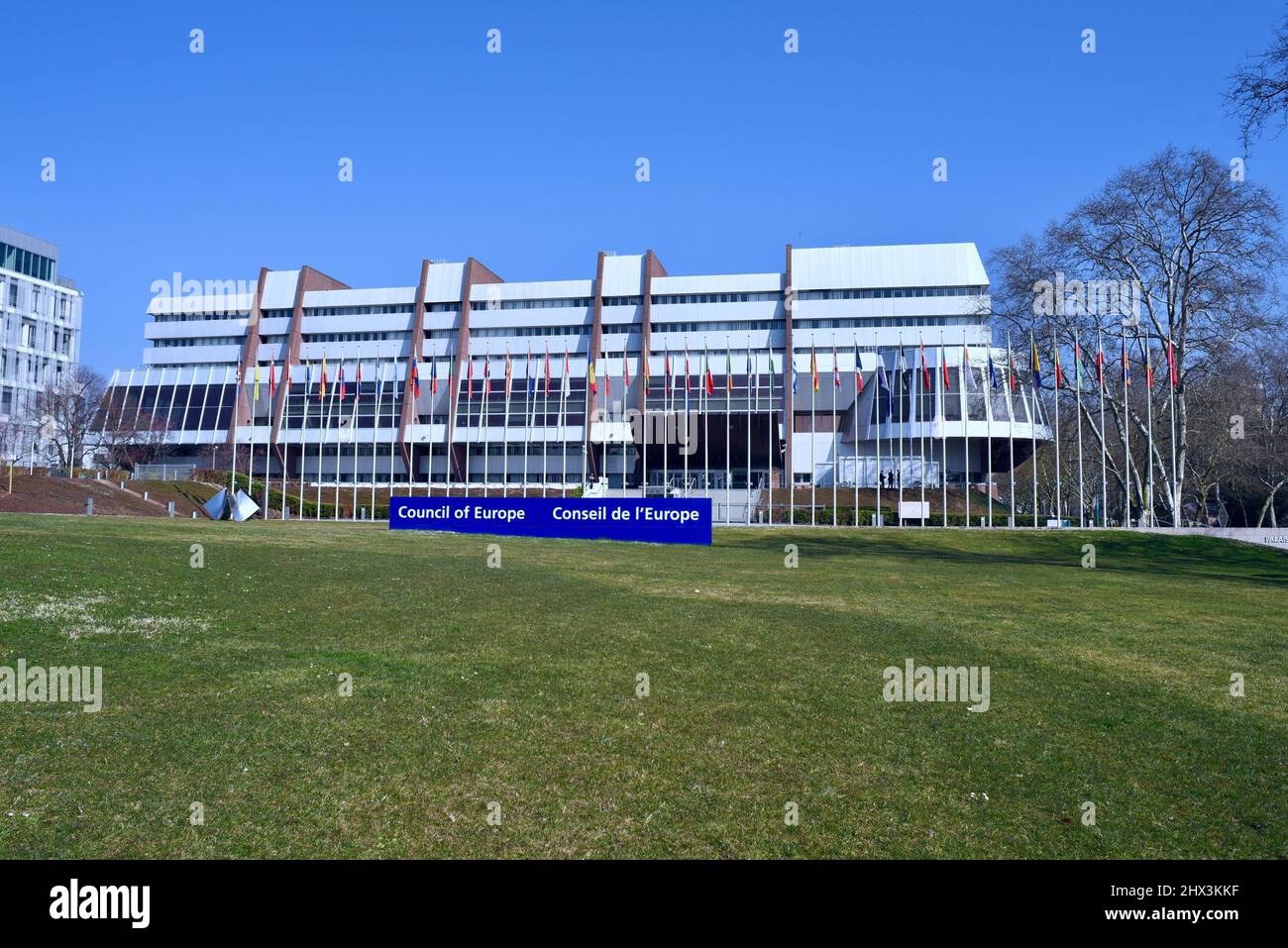 Illustration of the Council of Europe, in Strasbourg, Northeastern ...