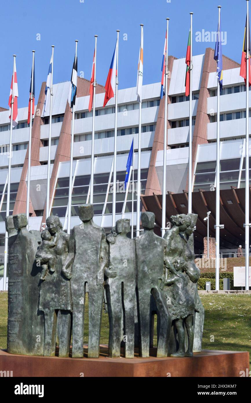 Illustration of the Council of Europe, in Strasbourg, Northeastern ...