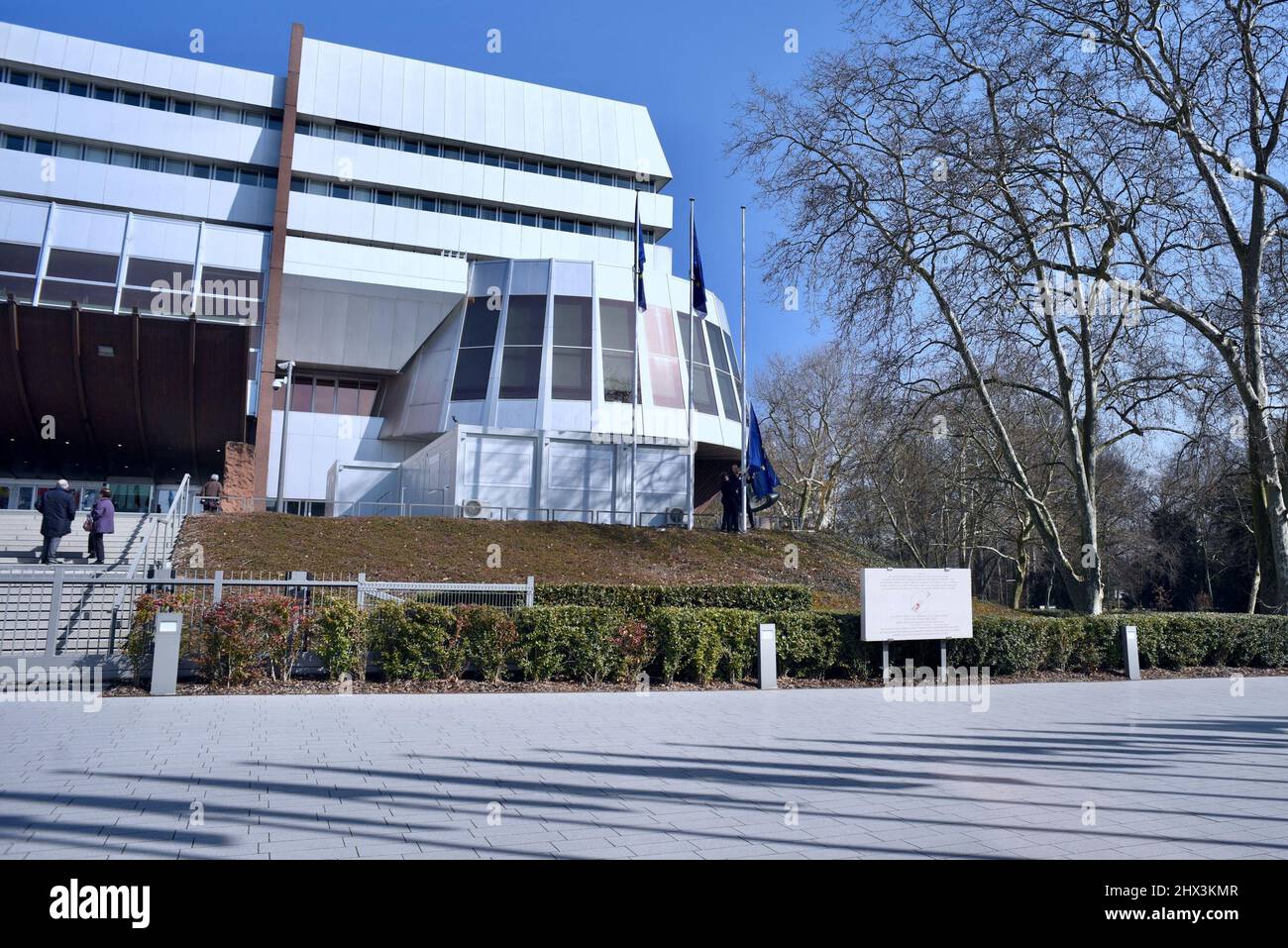 Illustration of the Council of Europe, in Strasbourg, Northeastern ...