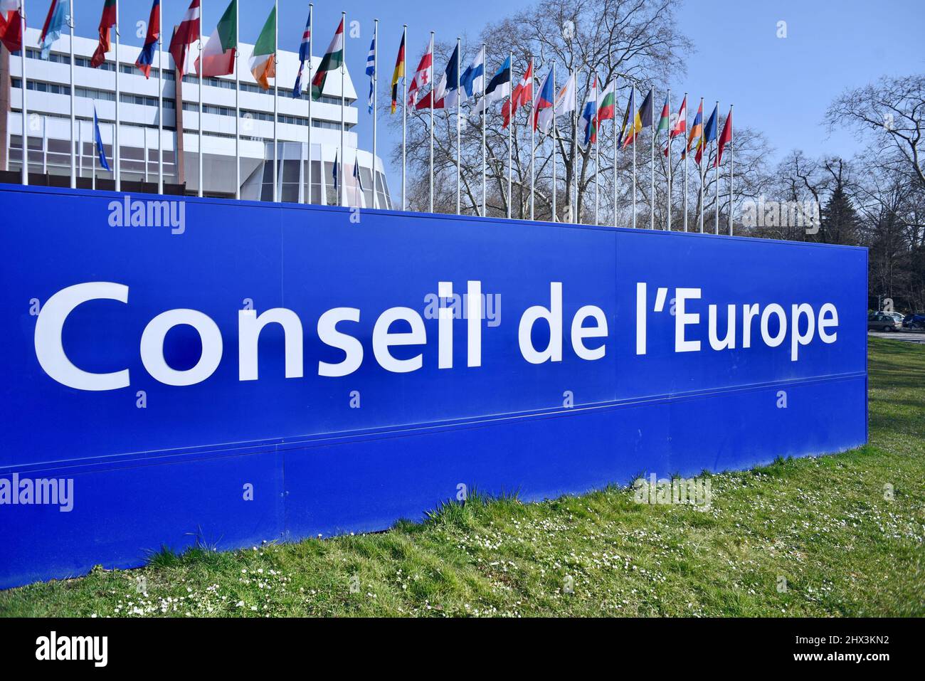 Illustration of the Council of Europe, in Strasbourg, Northeastern ...