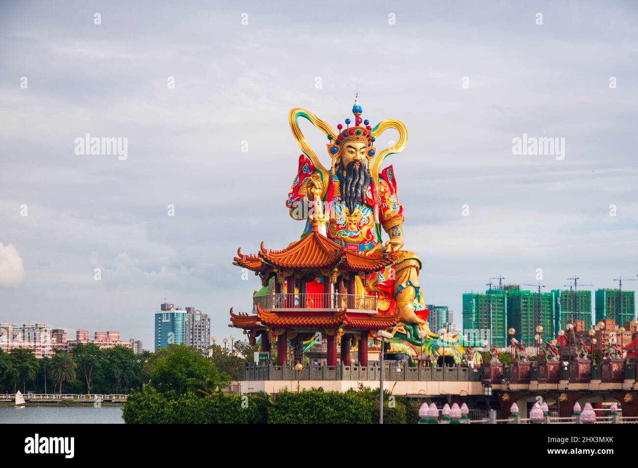 Zuoying Yuandi Temple at Lotus Pond in Kaohsiung Taiwan Stock Photo - Alamy