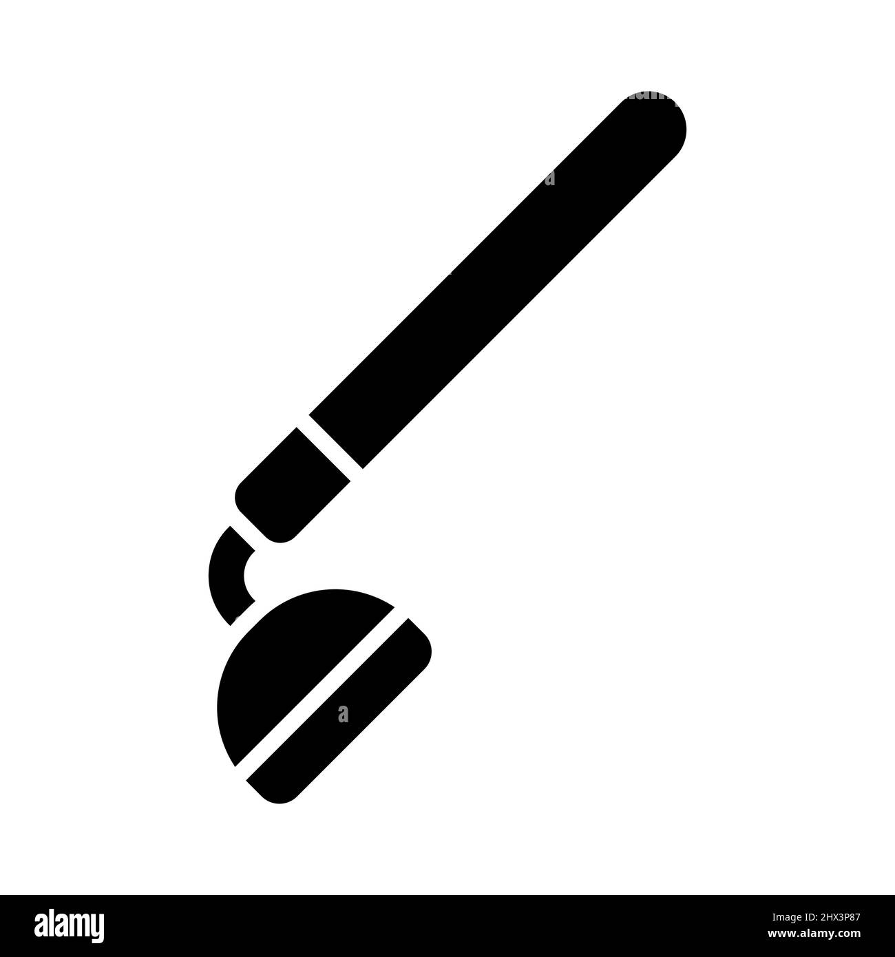 Garden hoe vector isolated glyph icon. Graph symbol for agriculture ...