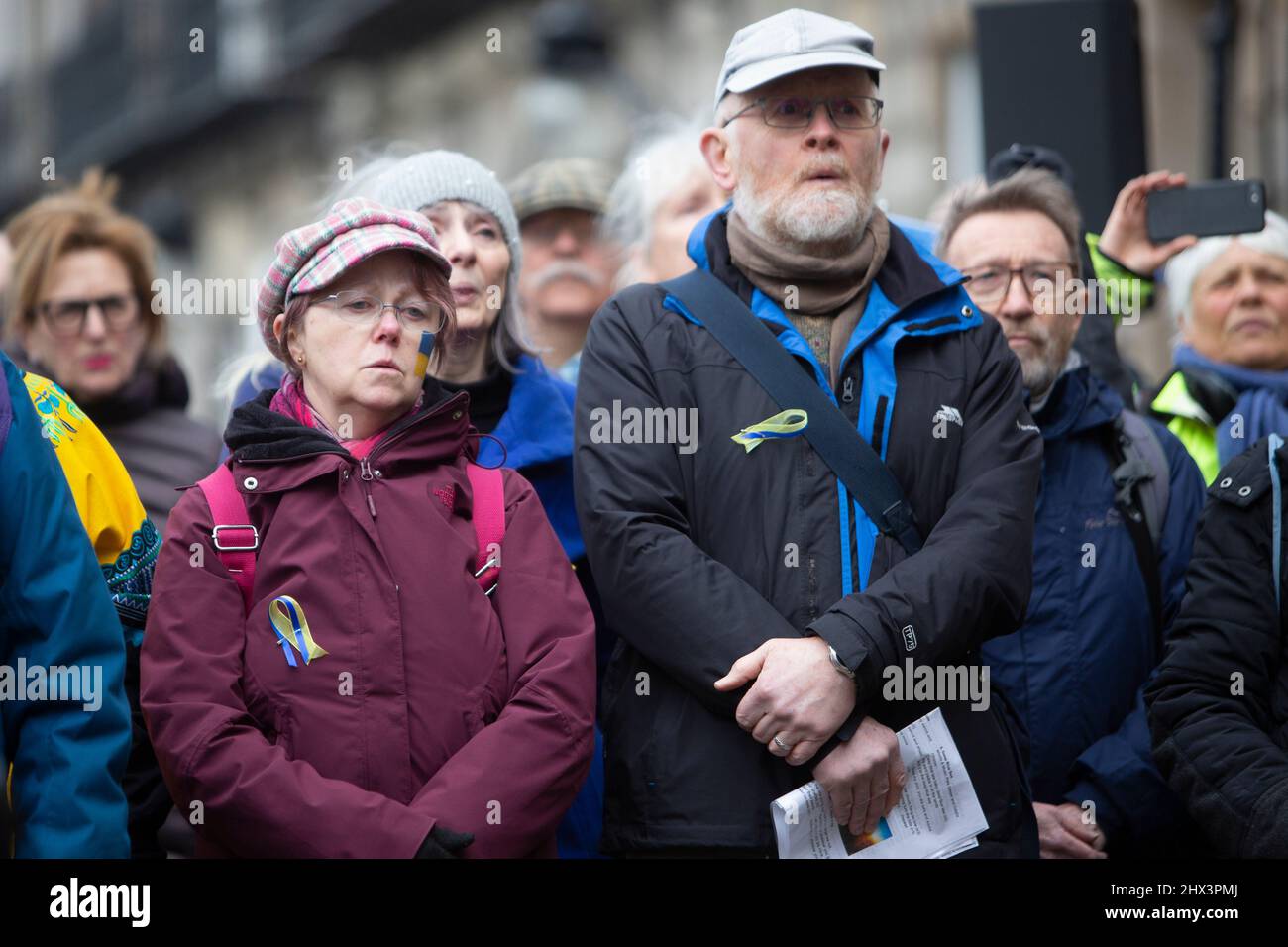 Edinburgh, UK. 9th Mar, 2022. Scottish artists for Ukraine ...