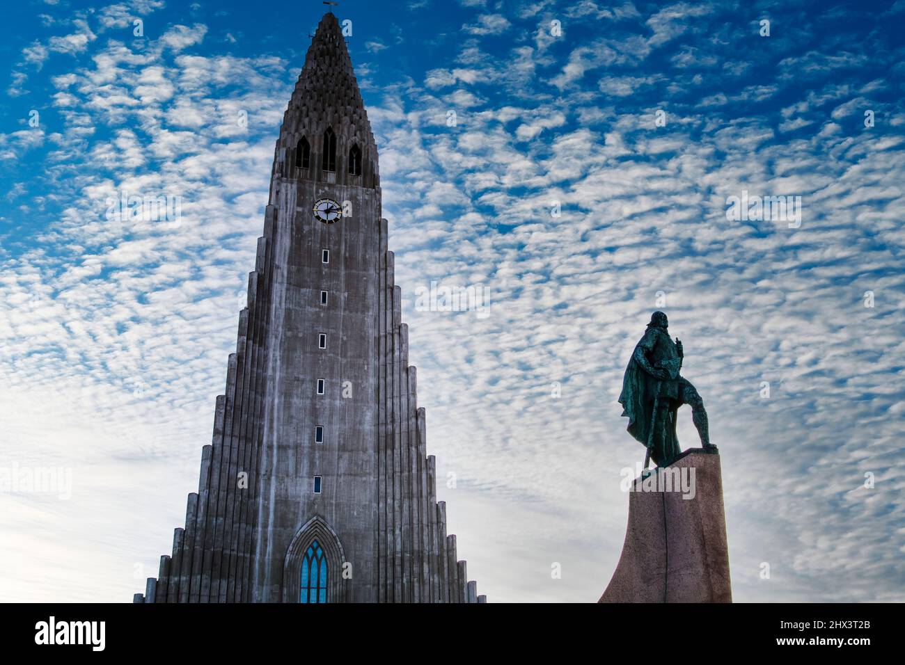 Hallgrímur Church, a Lutheran church in Reykjavík, the capital of ...