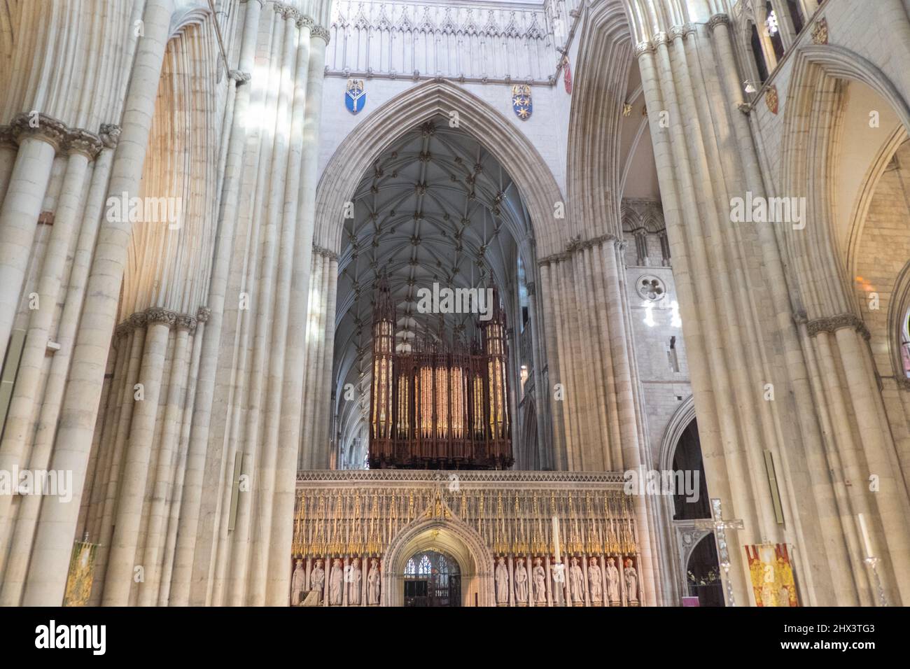 Interior,inside,York Minster,Cathedral,place,of,worship,York,North ...