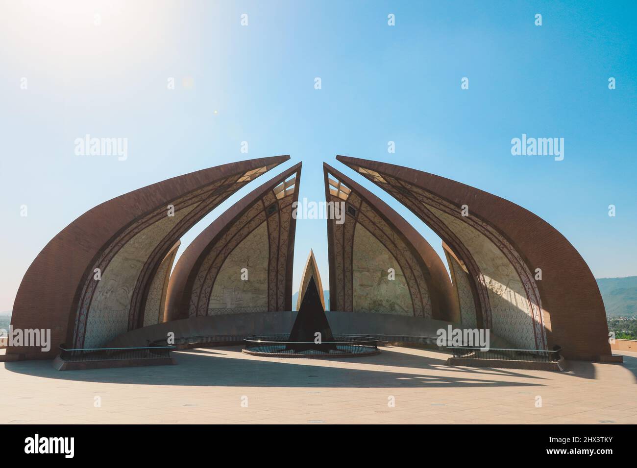 Interesting View to the Pakistan National Monument with the Lotus ...