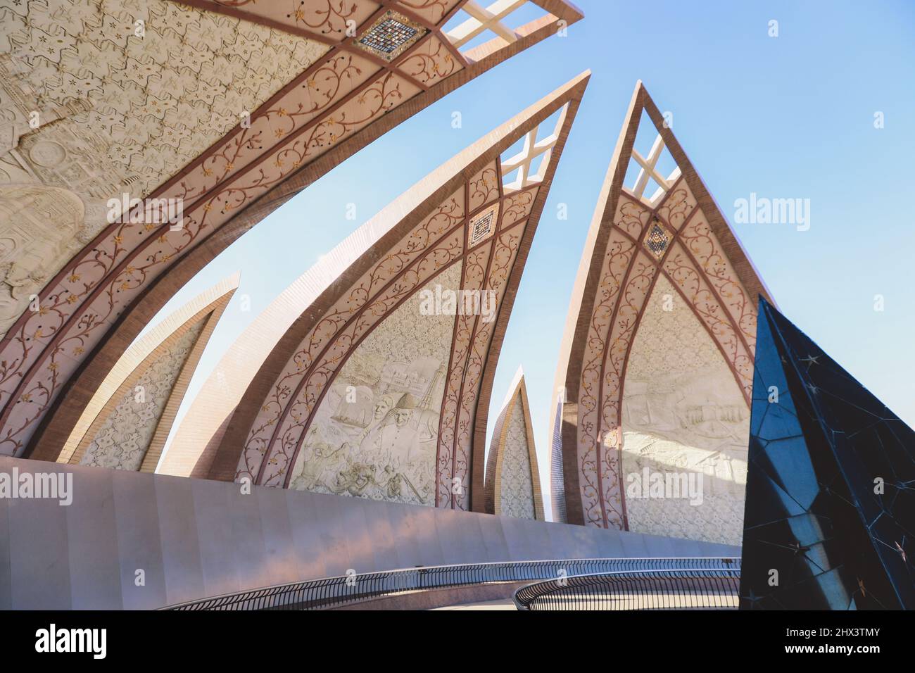 Interesting View to the Pakistan National Monument with the Lotus ...