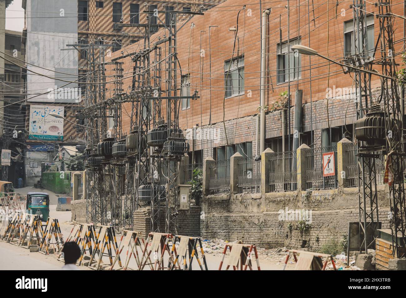 Interesting View to the Old Streets of Pakistan Peshawar City Center ...