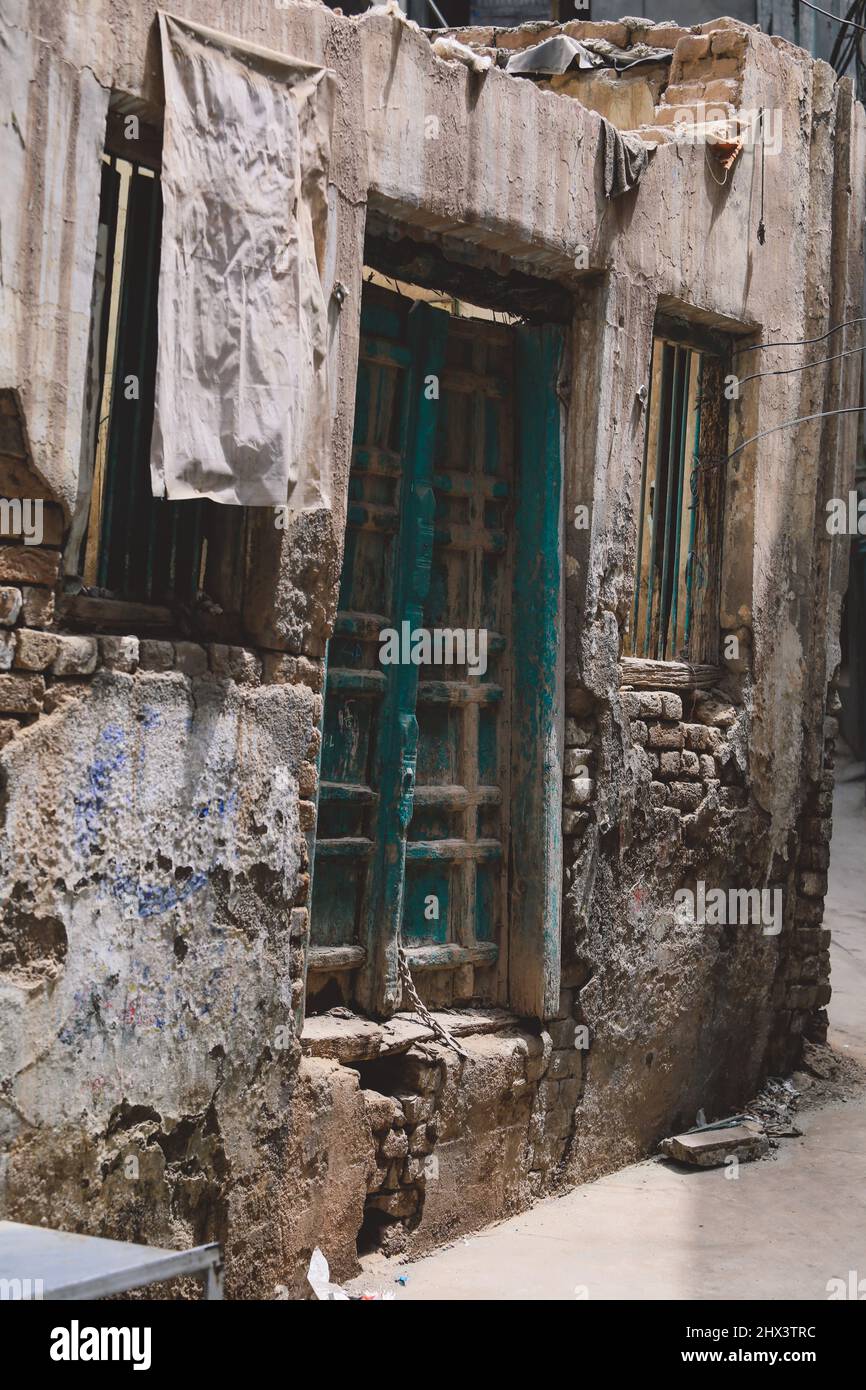 Interesting View to the Old Streets of Pakistan Peshawar City Center ...