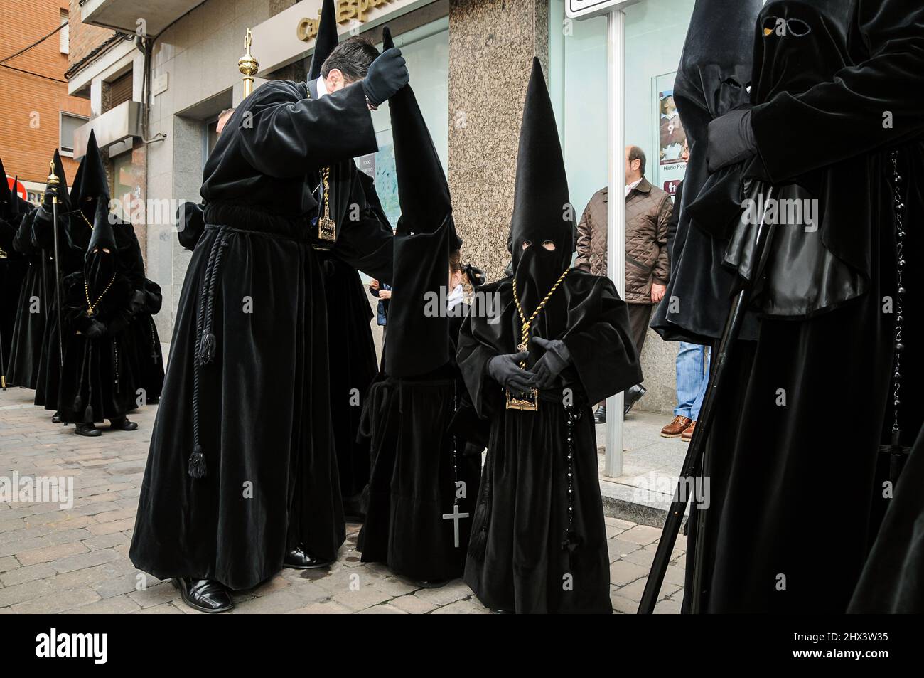 Holy Week in Zamora, Spain, procession of the Royal Brotherhood of the ...