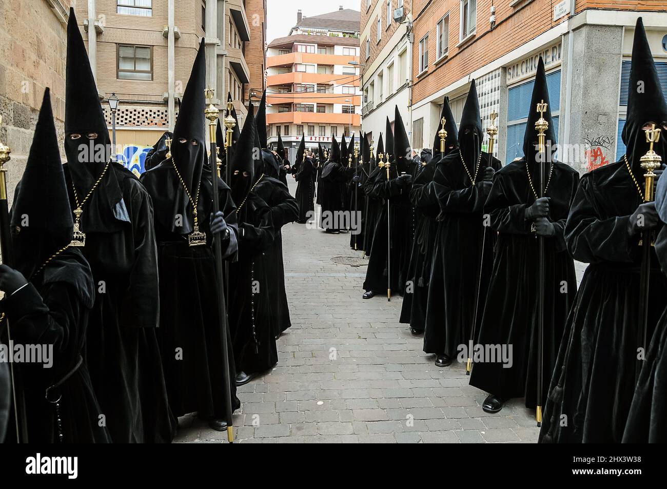 Holy Week in Zamora, Spain, procession of the Royal Brotherhood of the ...