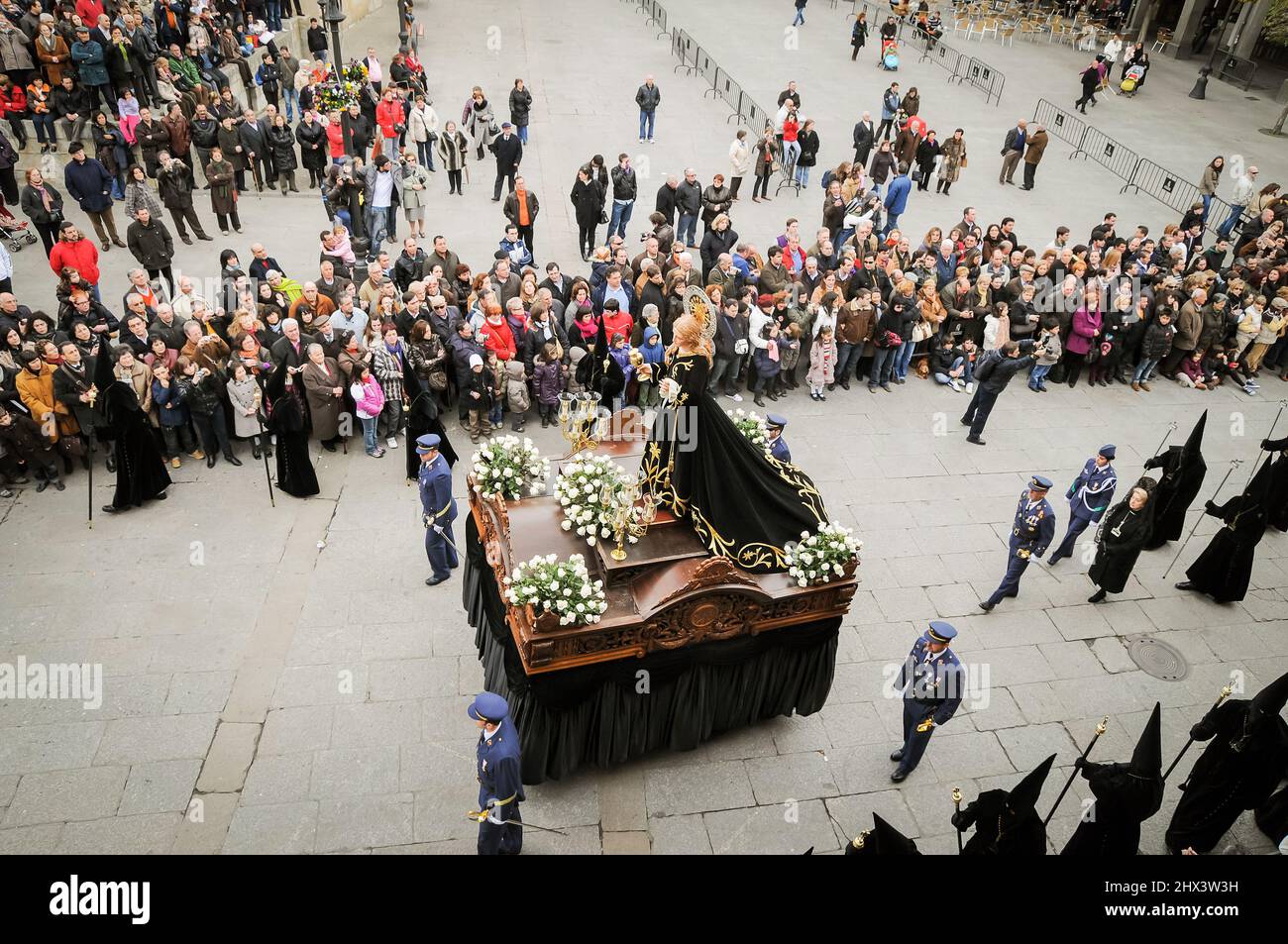 Holy Week in Zamora, Spain, procession of the Royal Brotherhood of the ...