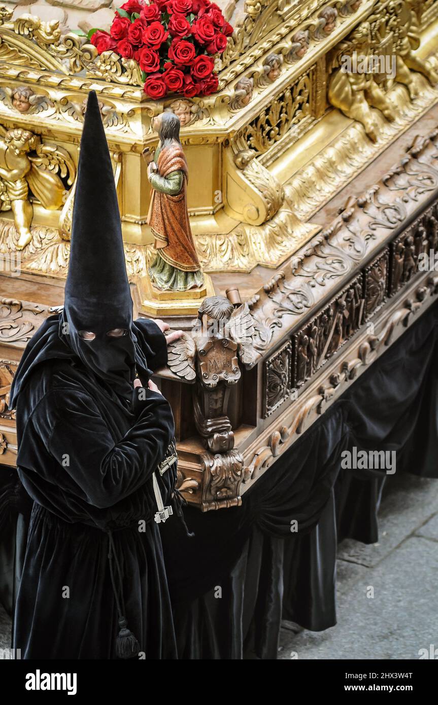 Holy Week in Zamora, Spain, procession of the Royal Brotherhood of the ...