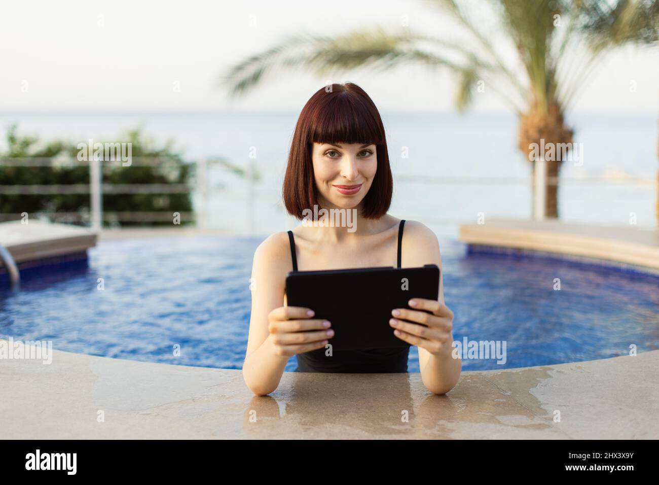 Touchpad swimming hi-res stock photography and images - Alamy