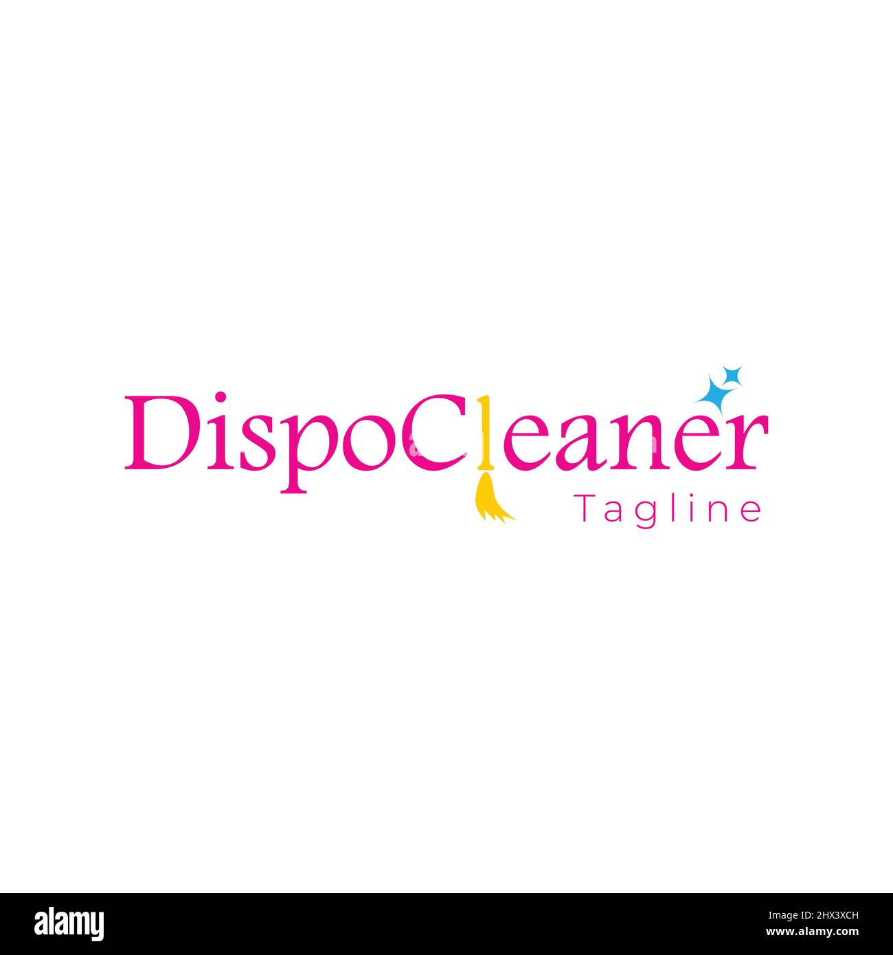 The cleanliness logo with the initials letter D is cool and colorful#21 ...