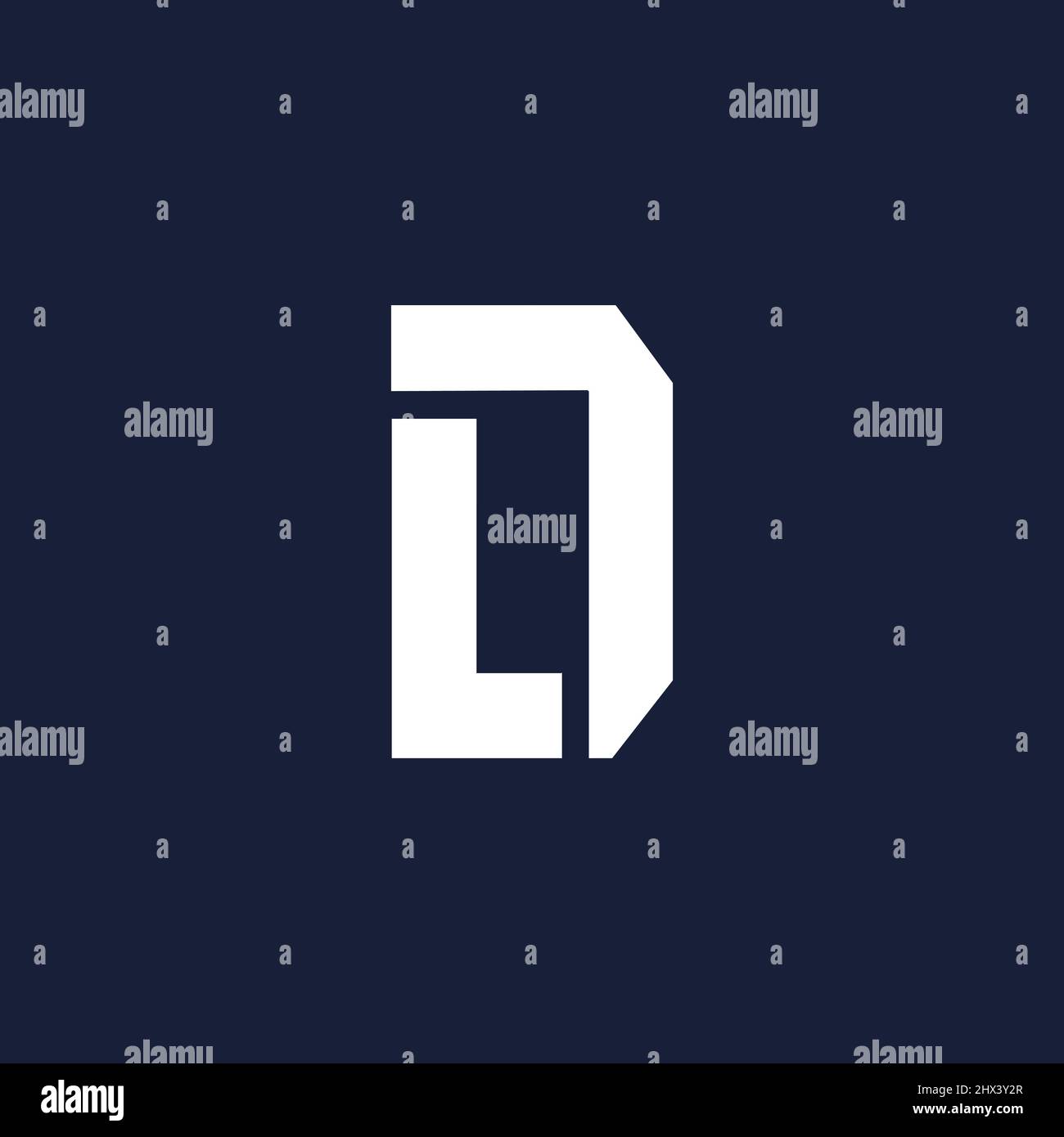 simple and modern initials D logo design Stock Vector Image & Art - Alamy