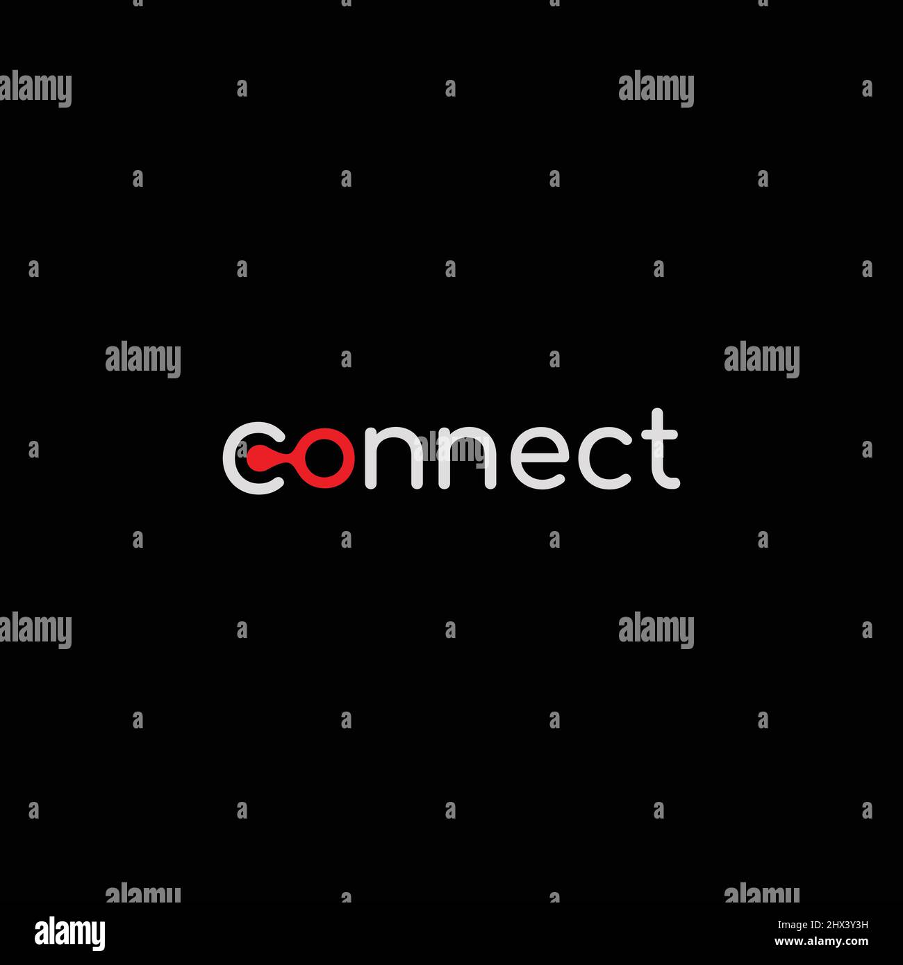 Simple and modern connection logos Stock Vector Image & Art - Alamy