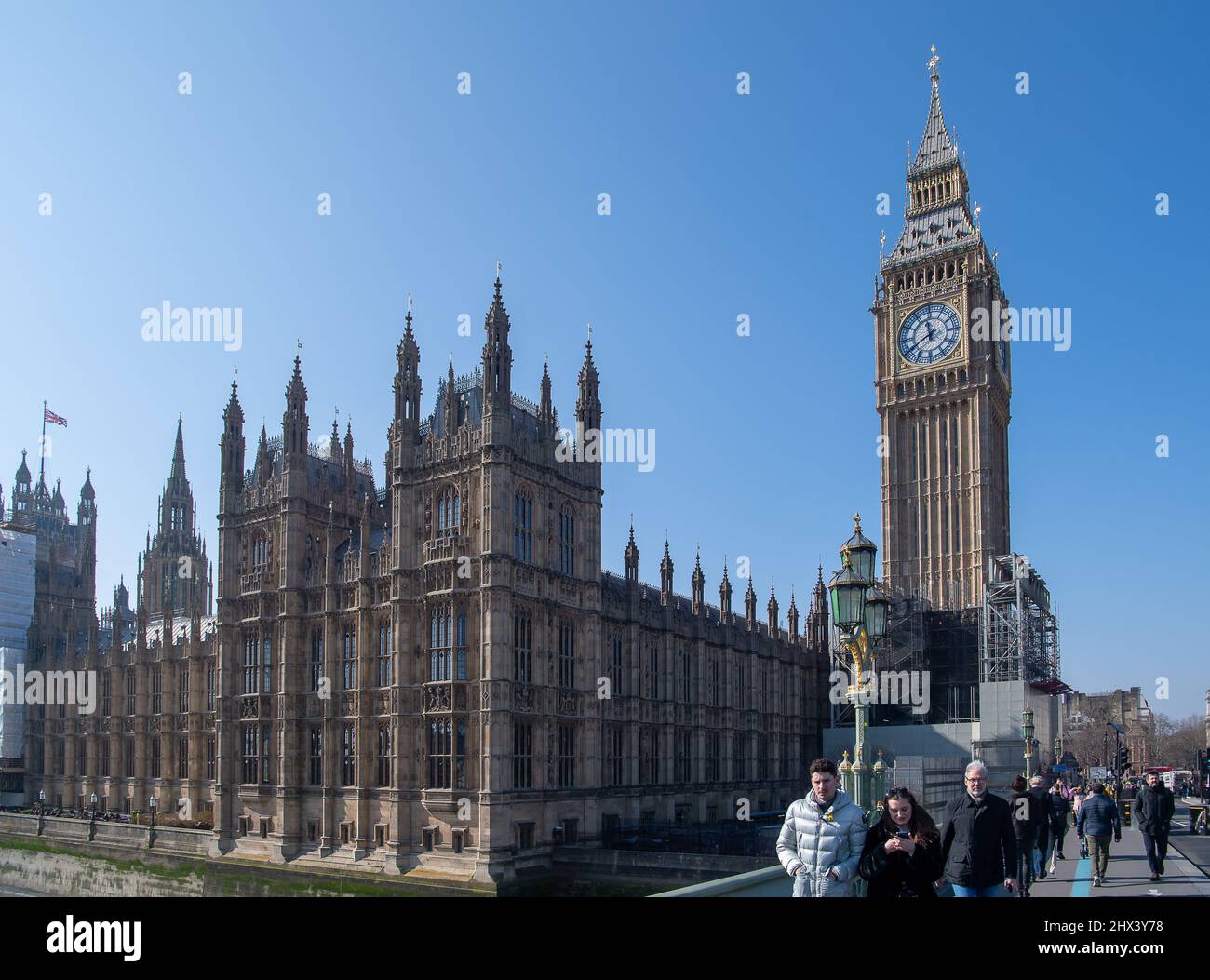 Westminster, London, UK. 8th March, 2022. In an historic moment today ...