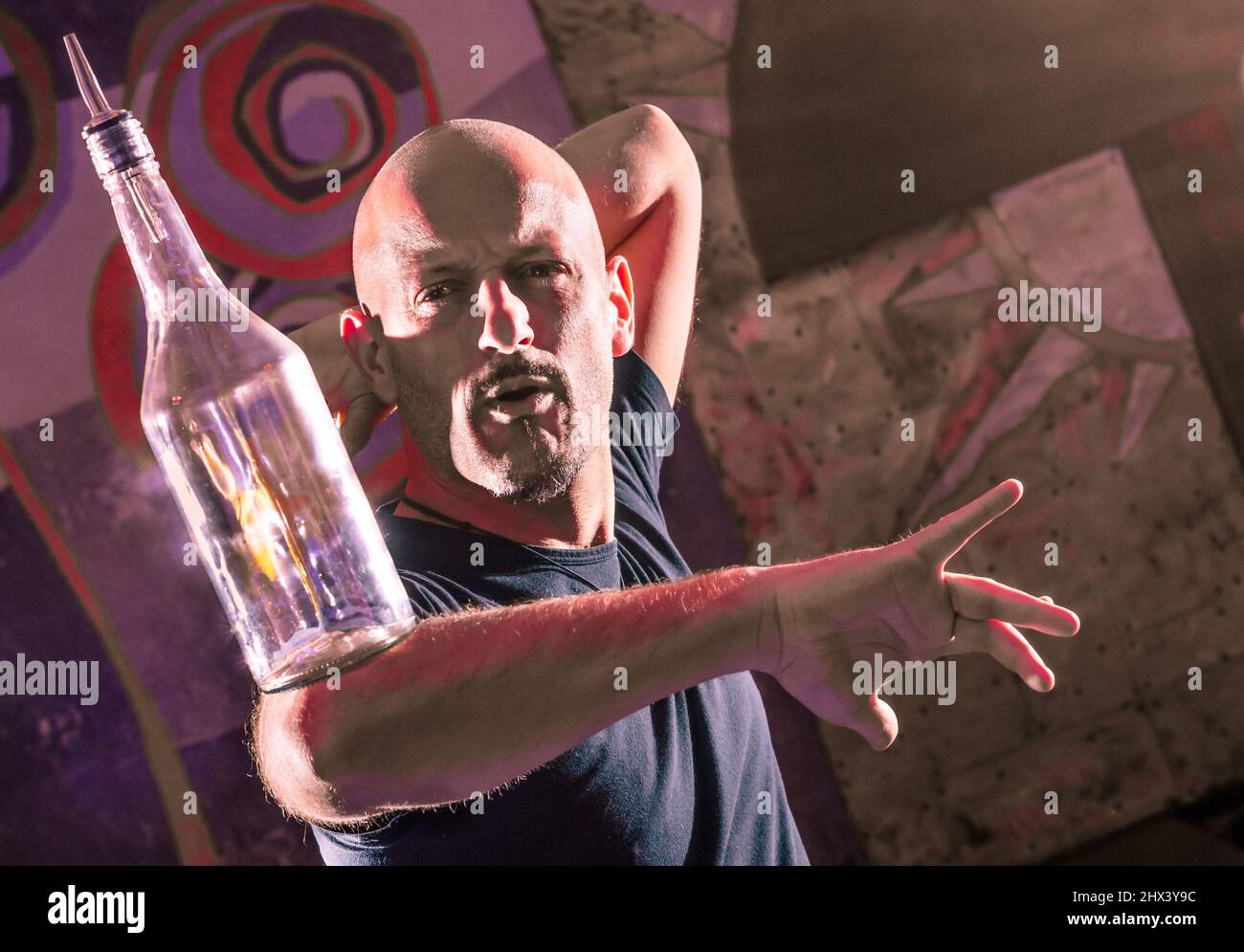 Bartender alcohol competition shaker hi-res stock photography and ...