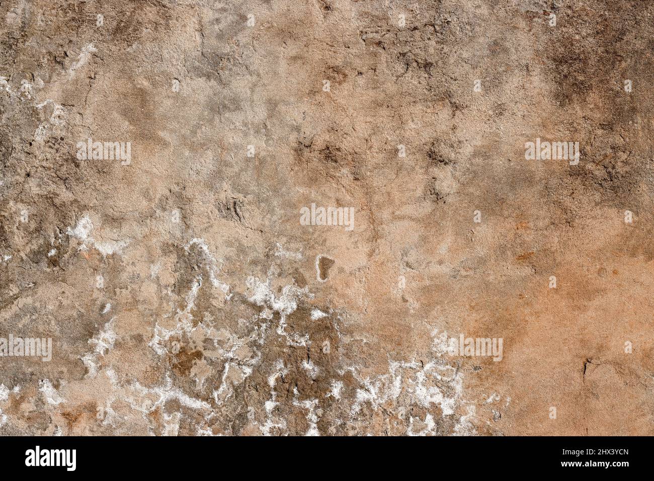 Abandoned old ruin surface of concrete plaster wall for texture ...